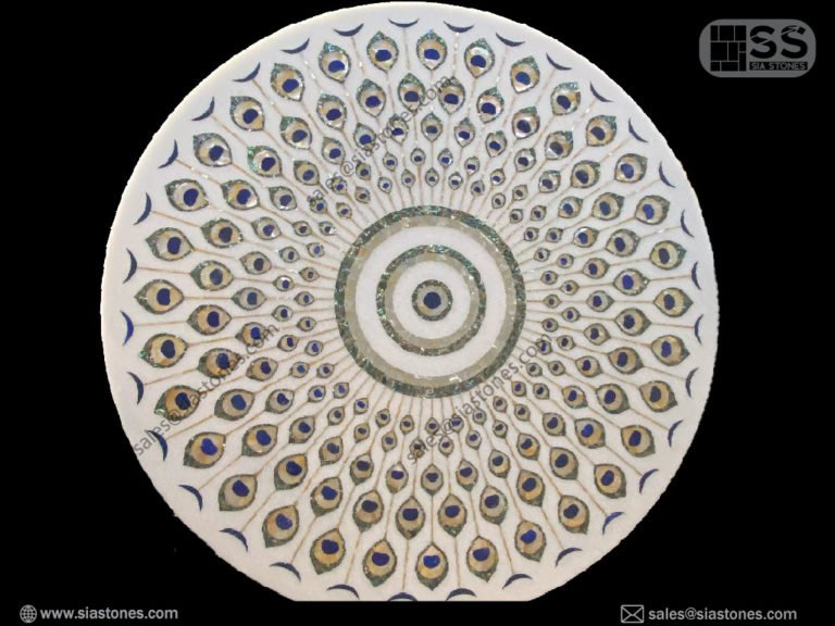 Stone and Gemstone Engraving - Pietra Dura - Inlay Slab