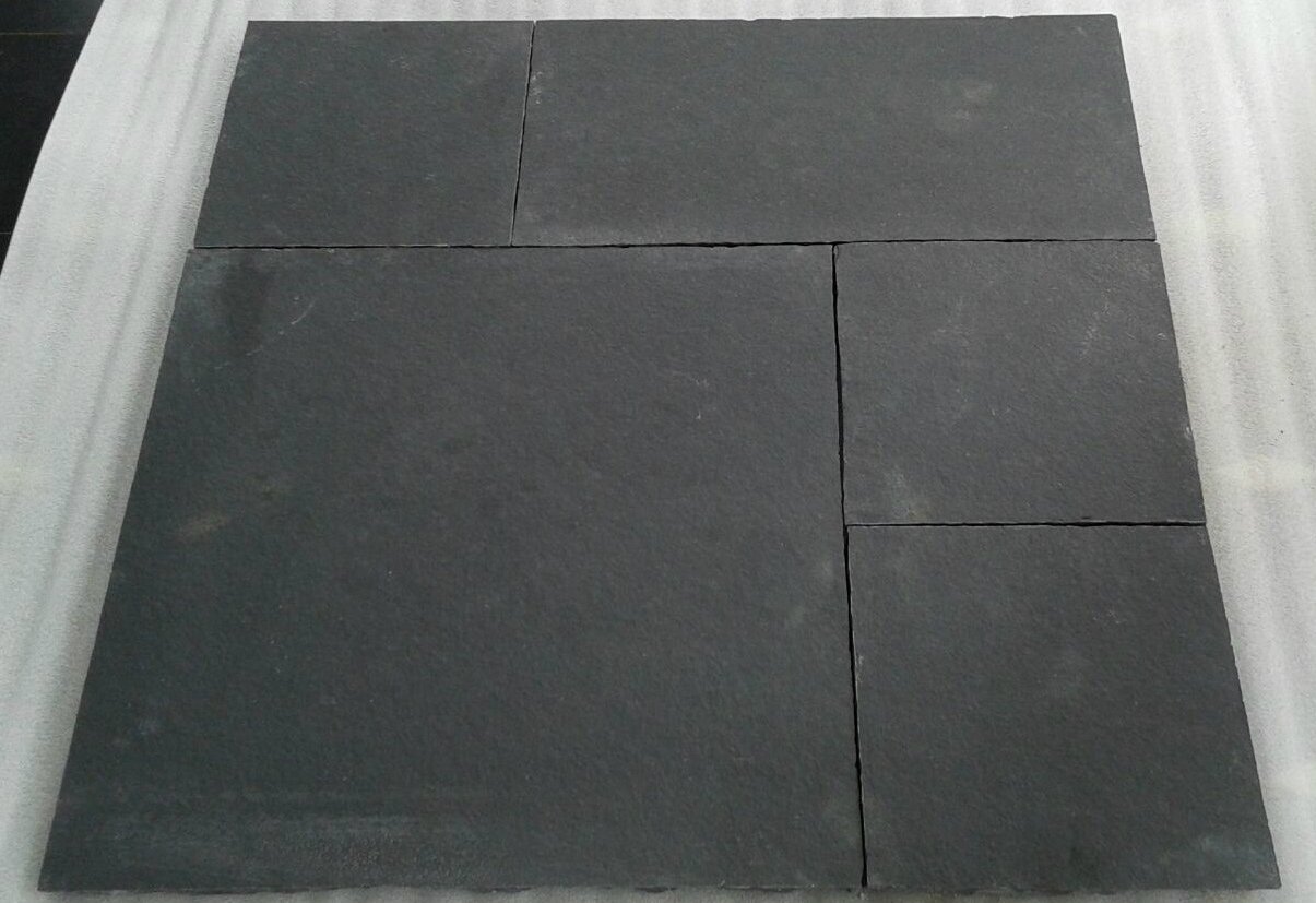 Lime Black Limestone Tiles, Slabs and Paving - Best Factory Price