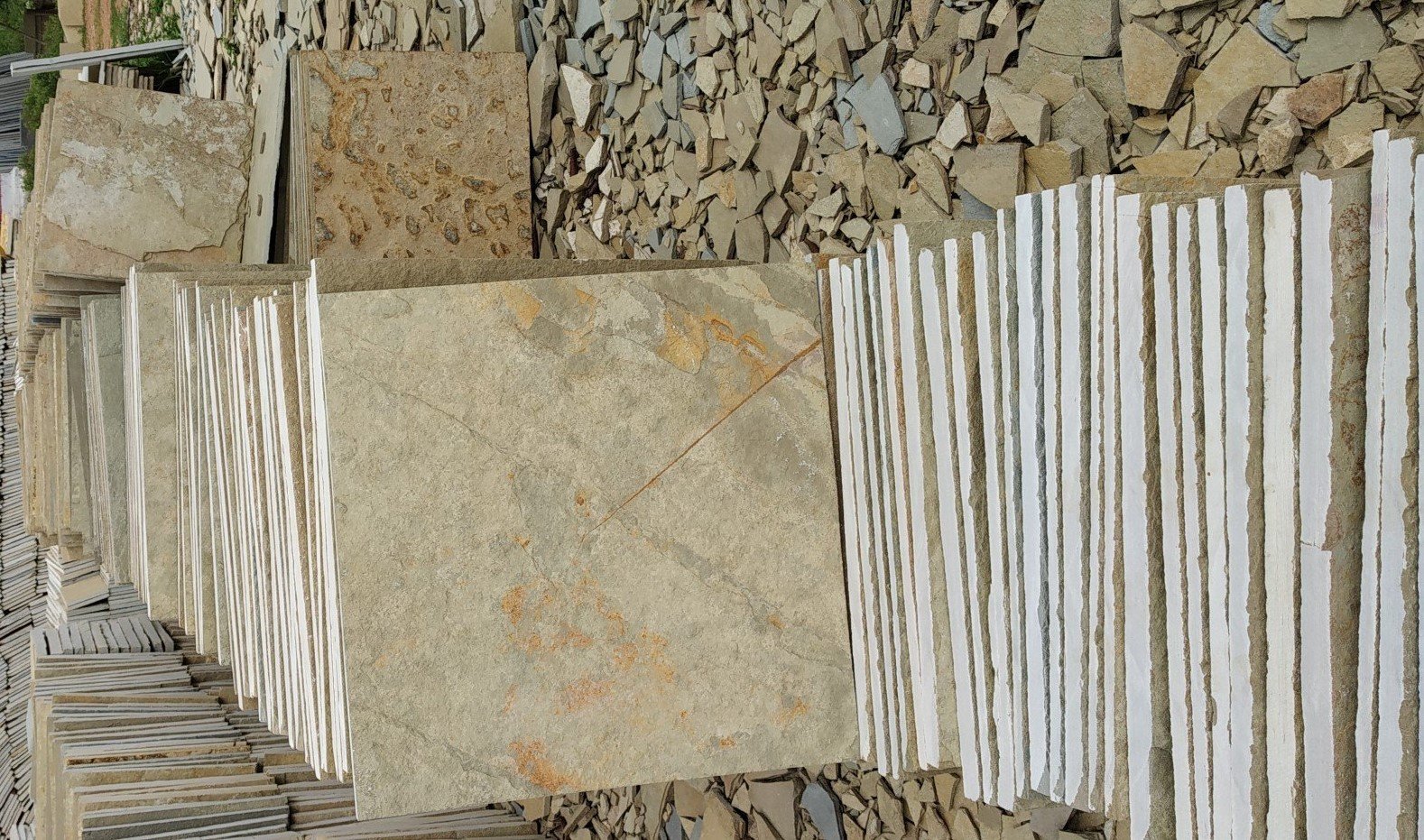 Tandur Yellow Limestone Tiles, Slabs & Paving - Global Delivery